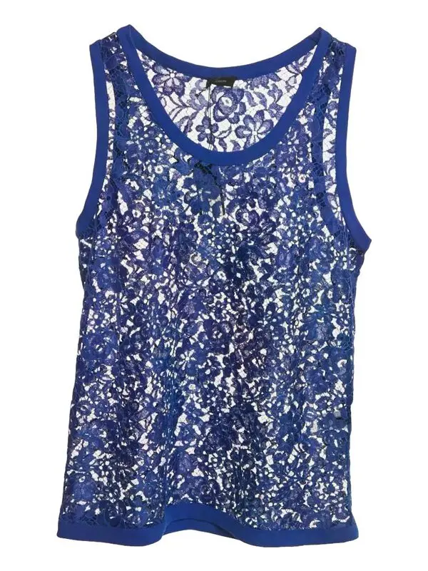 JOSEPH Lace Sleeveless Top - Blue