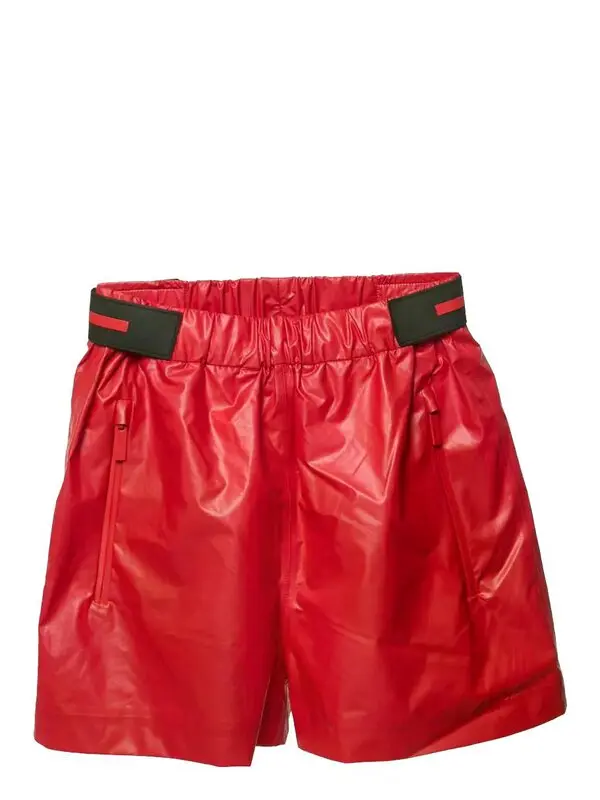 Prada Logo-detail Shorts - Red