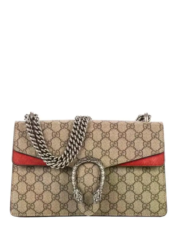 Gucci Small Dionysus Monogram Shoulder Bag - Neutrals