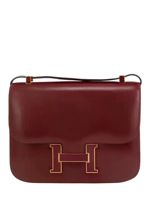 Hermès 1982 Constance Leather Crossbody Bag - Red
