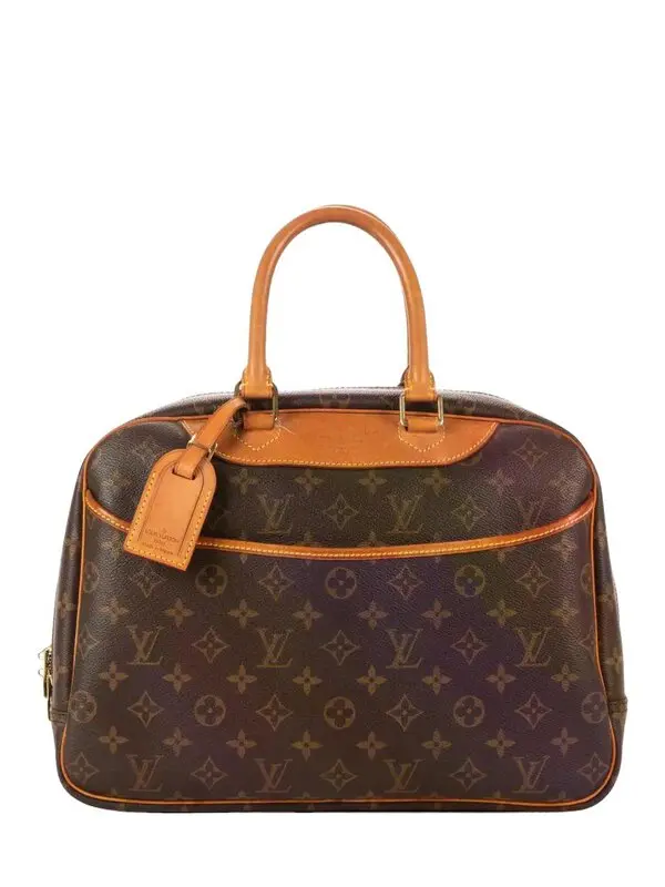 LOUIS VUITTON Deauville Monogram Tote Bag - Brown