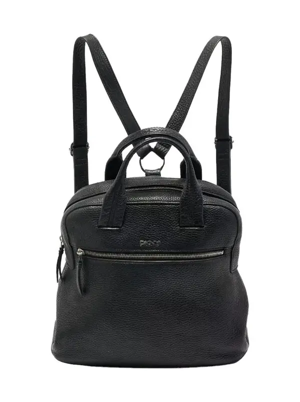 Dkny Leather Backpack - Black