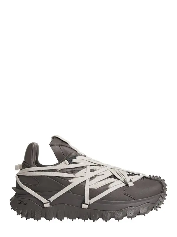 Rick Owens X Moncler Trailgrip Megalace Sneakers - Brown