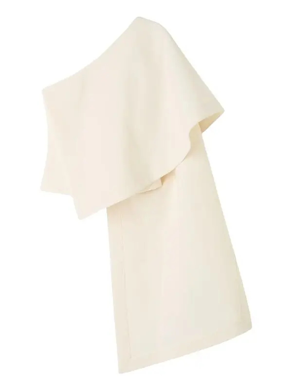 RÃHE Draped Cape Top - Cream