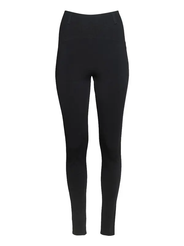 ALAÃA Rib Leggings - Black