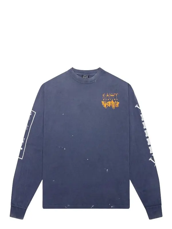 SAINT MXXXXXX X Babylon Saint Babylon Long Sleeve T-shirt Navy - Blue