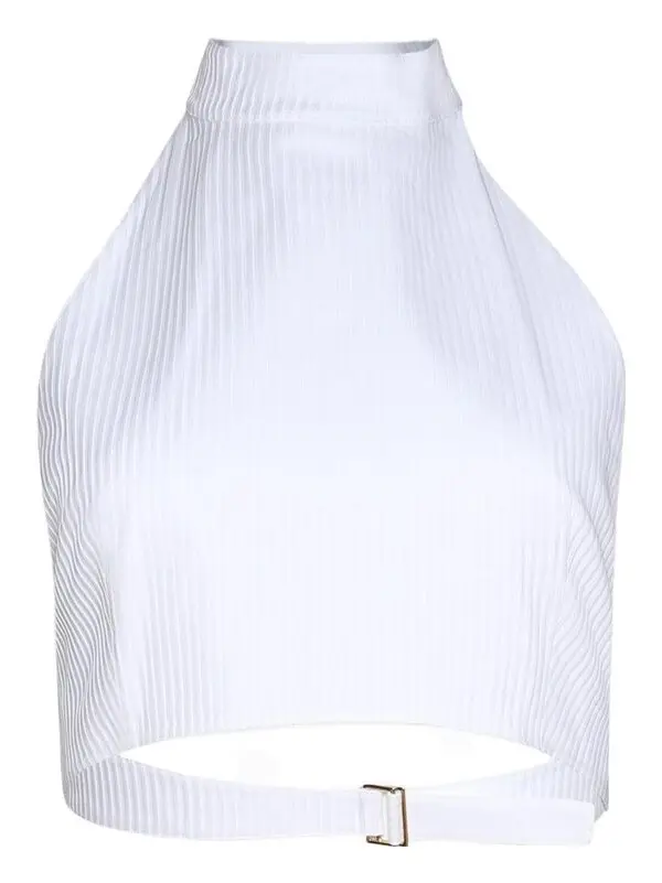 ALAÃA Plastron Top - White