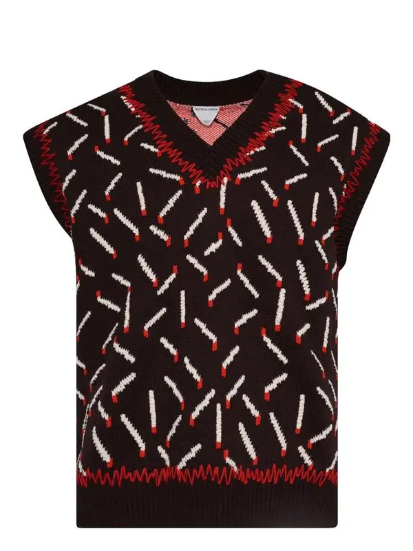 Bottega Veneta Regular Fit Vest - Multi