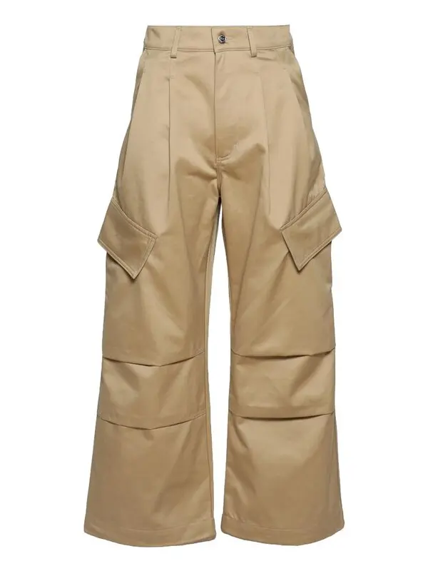 NAHMIAS Oversized Cargo Trousers - Sand