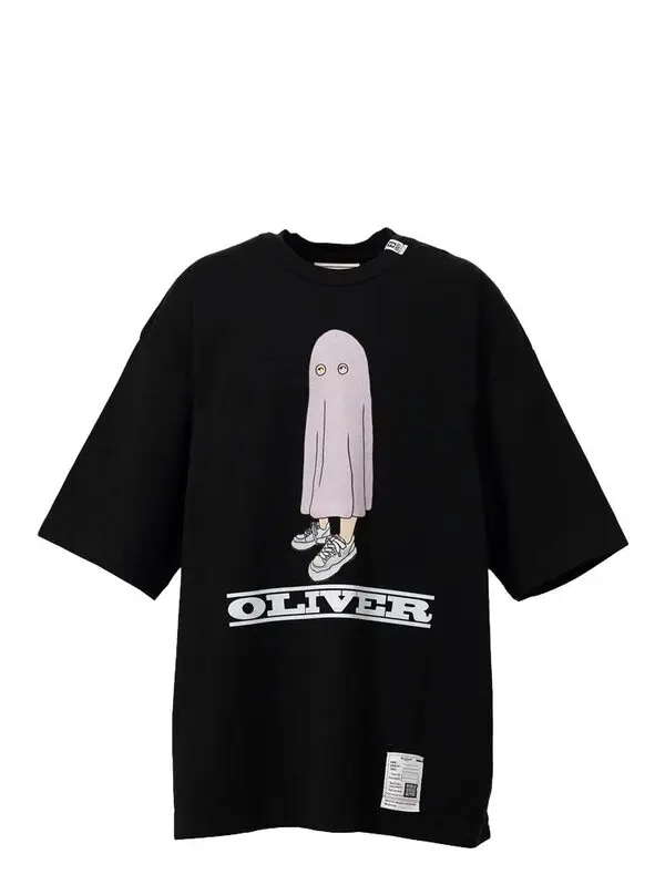 Mihara Yasuhiro Oliver Printed Tee - Black