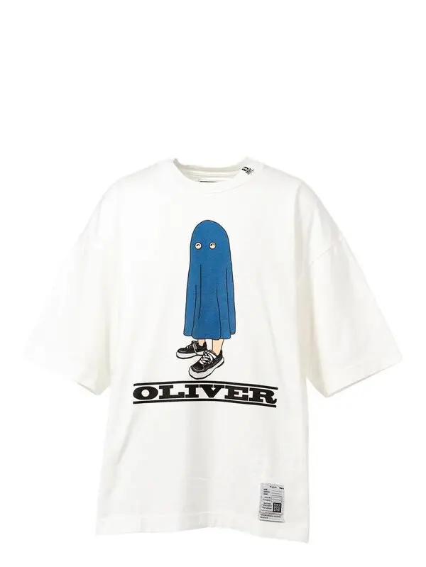 Mihara Yasuhiro Oliver Printed Tee - White