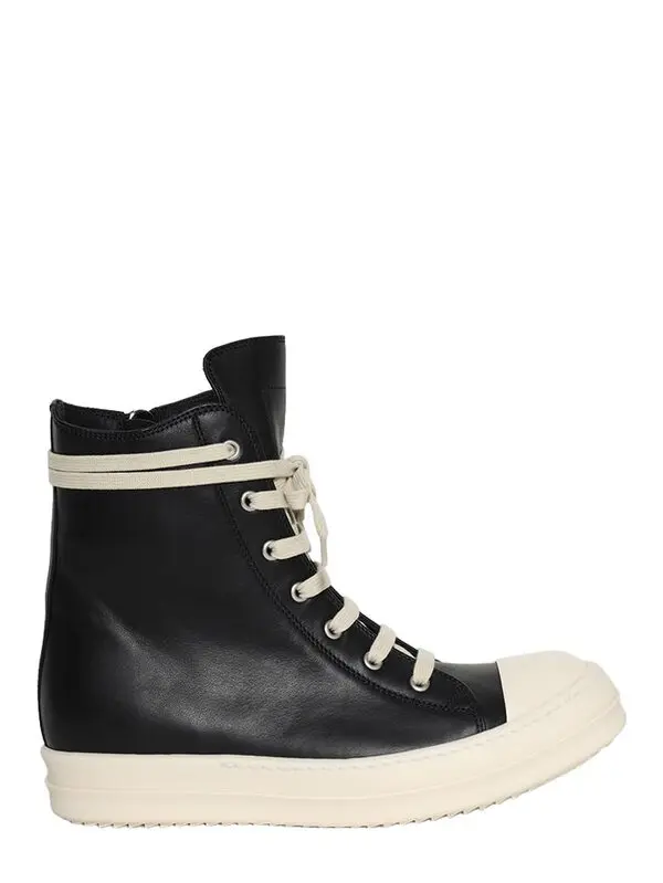 Rick Owens Temple High-top Sneakers - Black