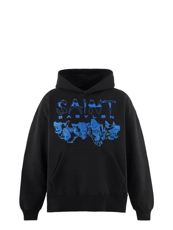 SAINT MXXXXXX X Babylon Saint Babylon Hoodie - Black