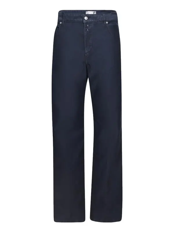 Victoria Beckham Split Detail Utility Trouser - Navy