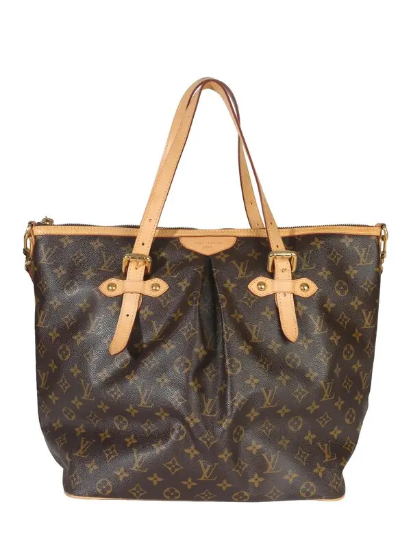 LOUIS VUITTON Monogram Canvas Palermo Gm - Brown
