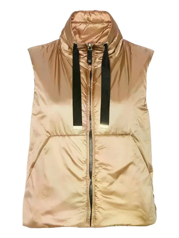 Max Mara Water-repellent Padded Gilet - Neutrals