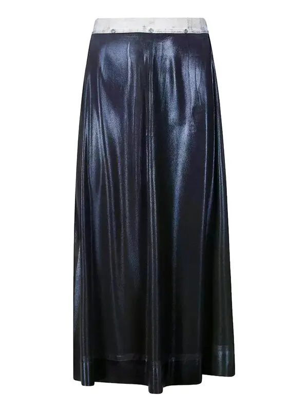 MAISON MARGIELA Four-stitch Midi Skirt - Blue