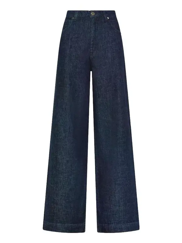 CRUNA Taylor Pressed-crease Jeans - Blue