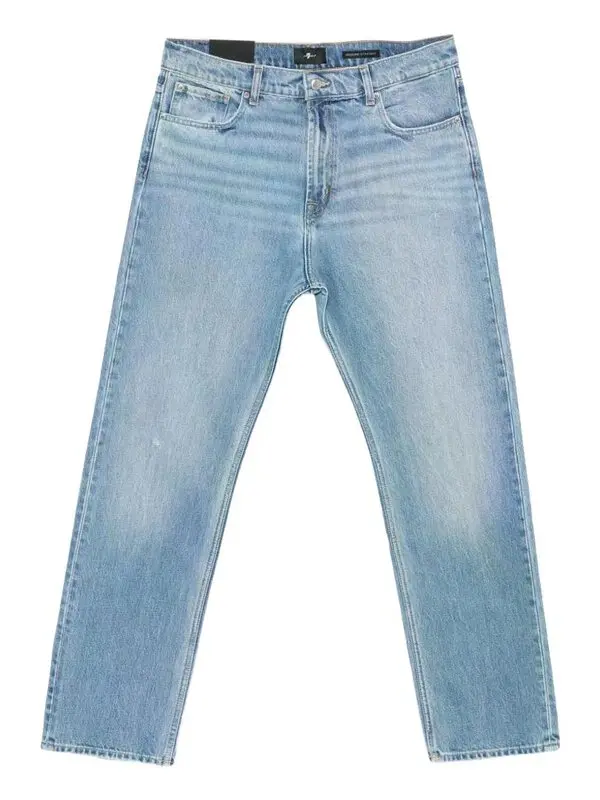 7 For All Mankind Modern Cotton Jeans - Blue