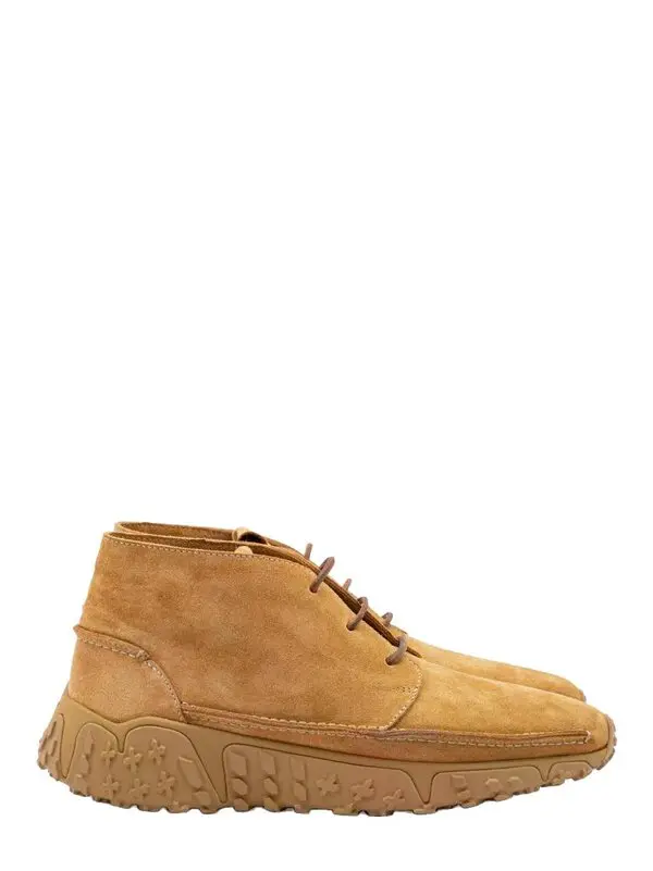 BUTTERO® Leather Lace-up Ankle Boots - Neutrals