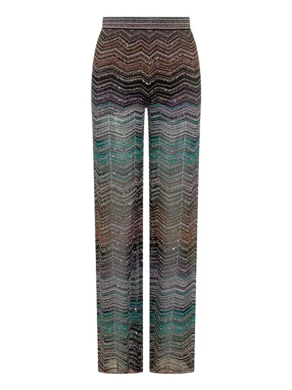 Missoni Zigzag Trousers - Black