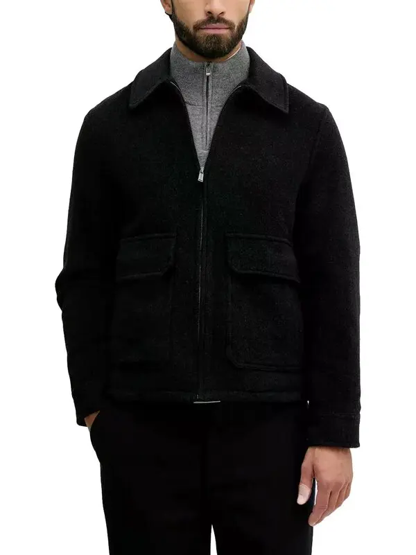 TRUSSARDI Shirt Jacket - Black