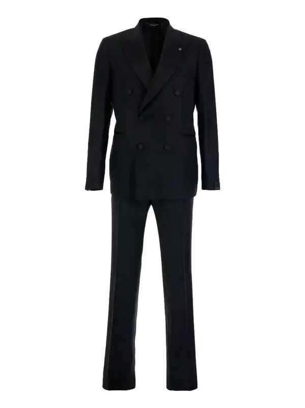Tagliatore Double-breasted Suit - Black