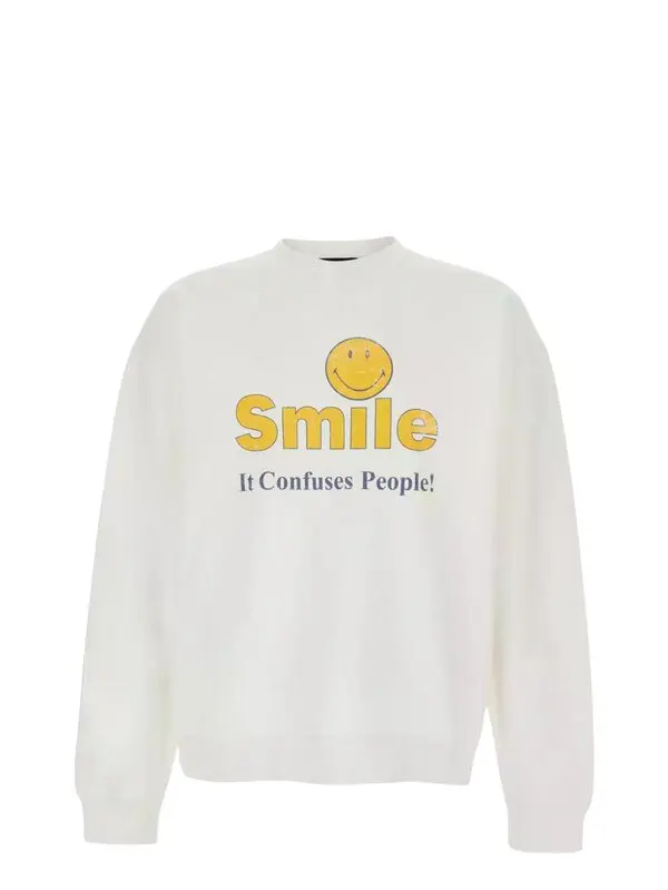 Dsquared2 Smiley-print Sweatshirt - White