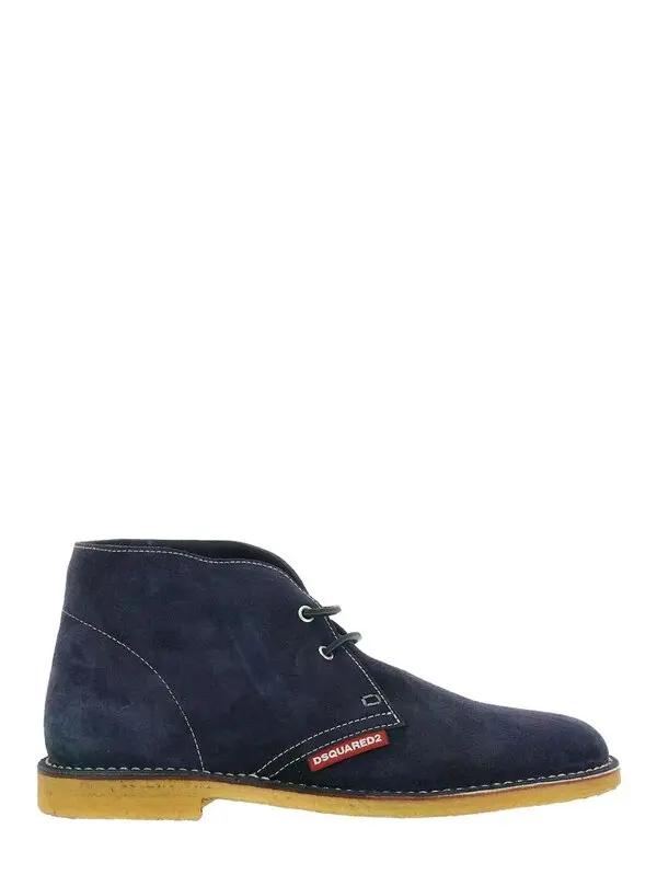 Dsquared2 Contrast-stitching Oxford Shoes - Blue