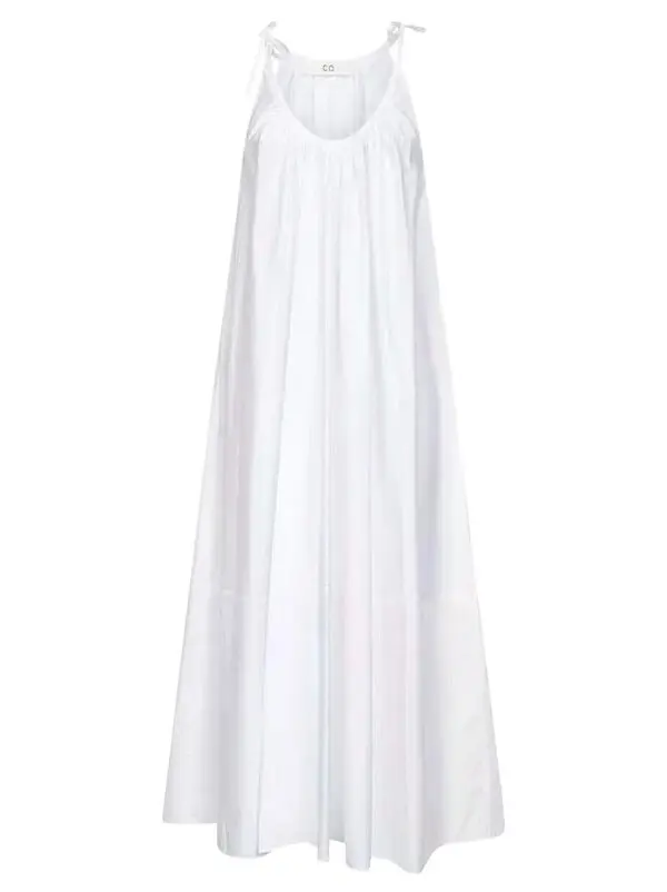 Co Tie-fastening Maxi Dress - White
