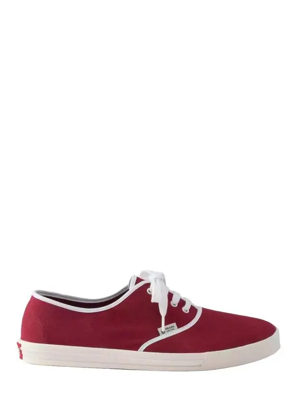 Prada Lace-up Sneakers - Red