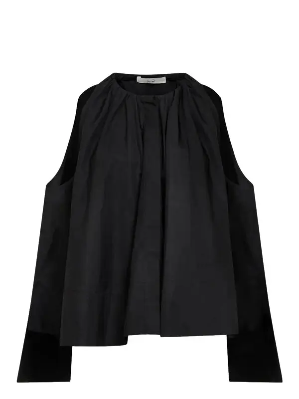 Co Cut-out Blouse - Black
