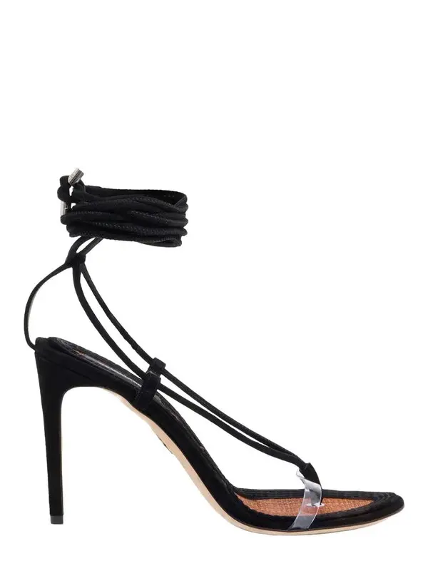Dsquared2 Heeled Tie Sandals - Black