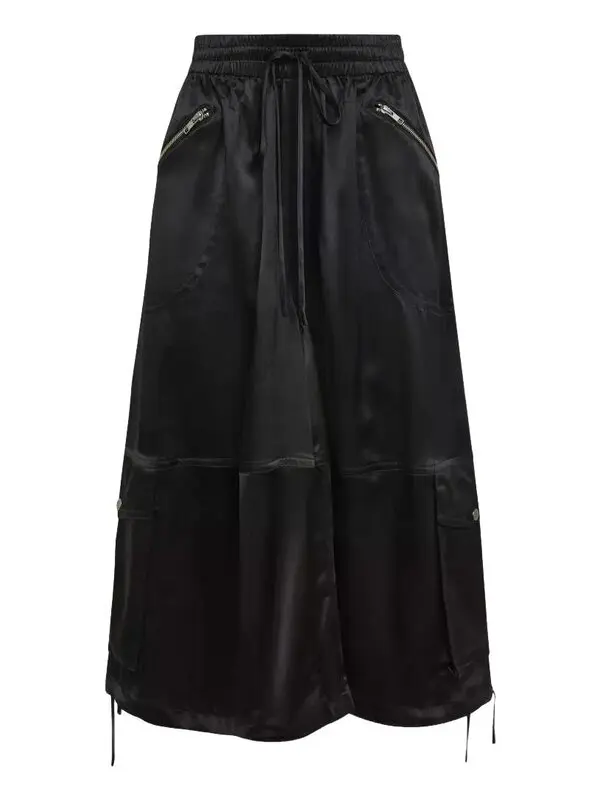 Co Elasticated-waistband Trousers - Black