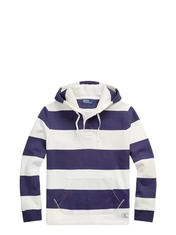 Polo Ralph Lauren Long-sleeve Striped Hoodie - Blue