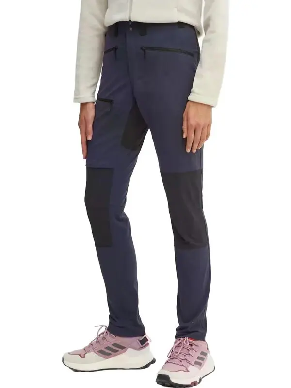 HAGLOFS Logo-embroidered Performance Trousers - Blue