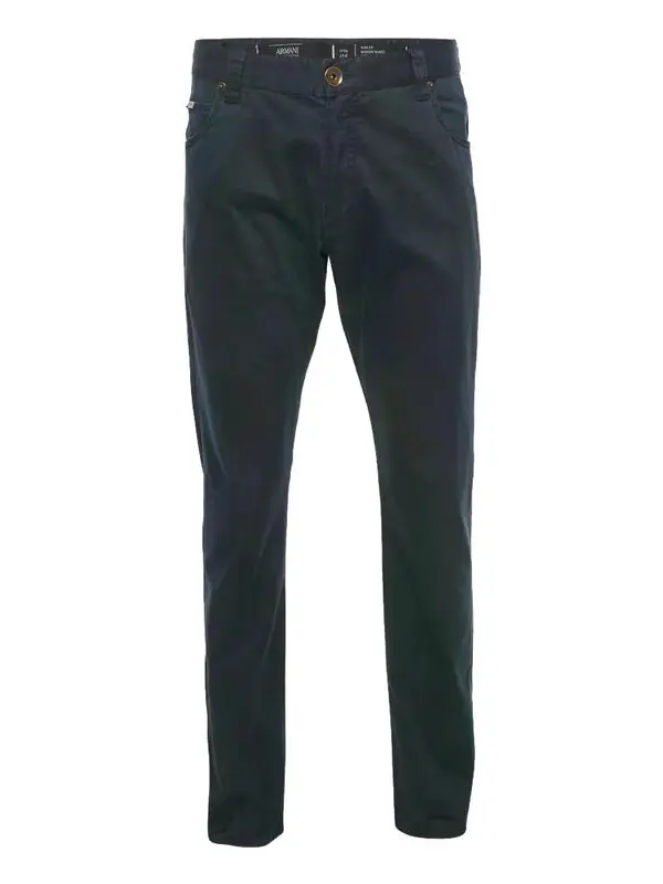ARMANI Belt-loops Trousers - Blue