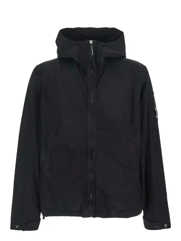 C.P. COMPANY Hooded Jacket - Black