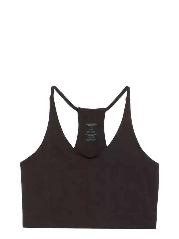 GIRLFRIEND COLLECTIVE Float Cleo Halter Sports Bra - Brown