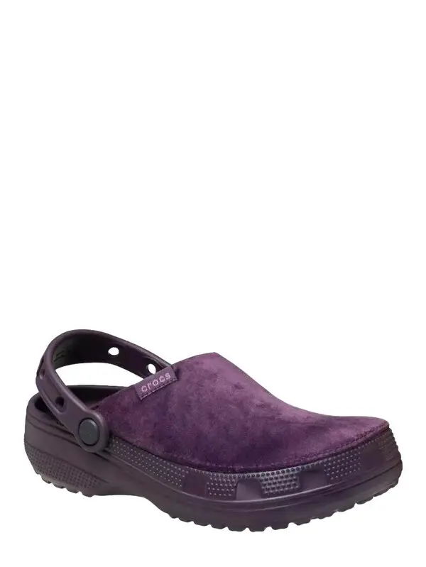 CROCS Classic Crafted Velvet Clog - Purple