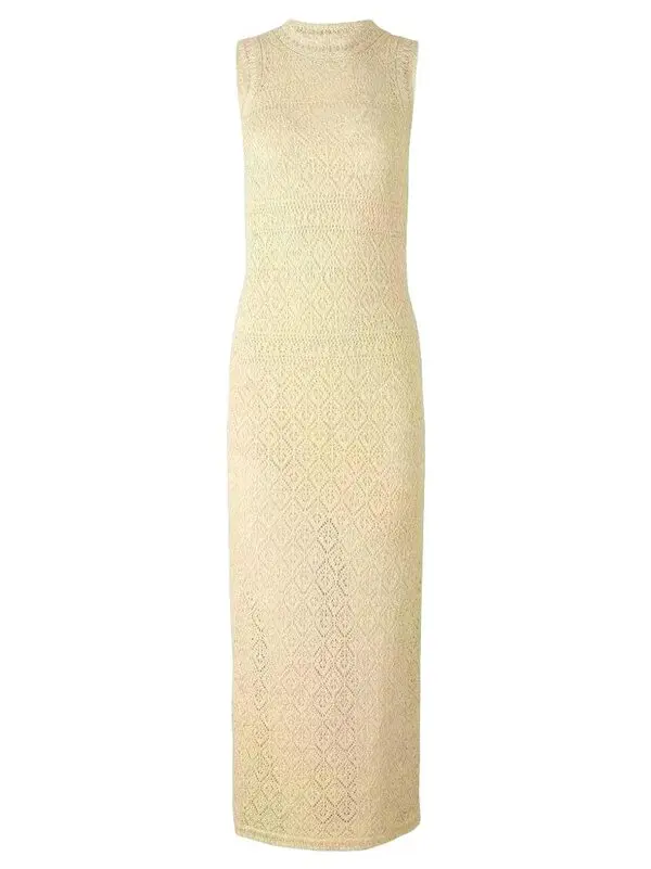Eleventy Knit Midi Dress - Neutrals