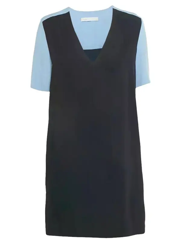 Victoria Beckham V-neck Mini Dress - Black