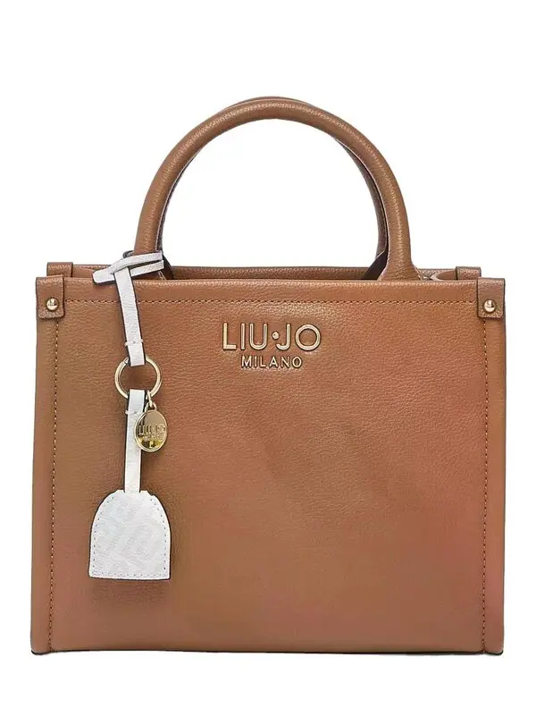 Liu Jo Small Handbag With Detachable Charm - Brown