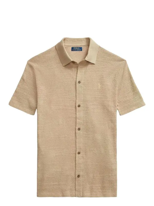 Polo Ralph Lauren Button-fastening Textured Shirt - Neutrals