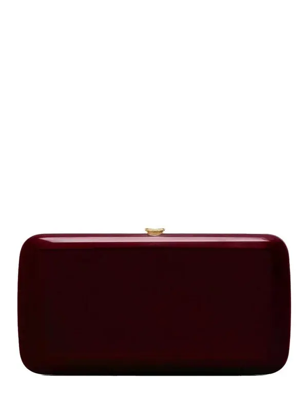 Jeffrey Levinson Finley Top Fastening Clutch - Red