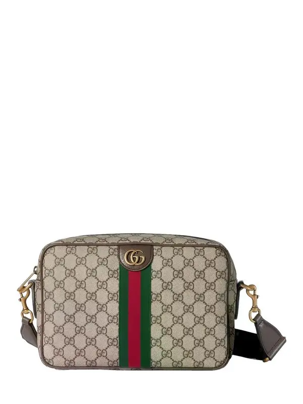 Gucci Ophidia Web Cross Body Bag - Neutrals