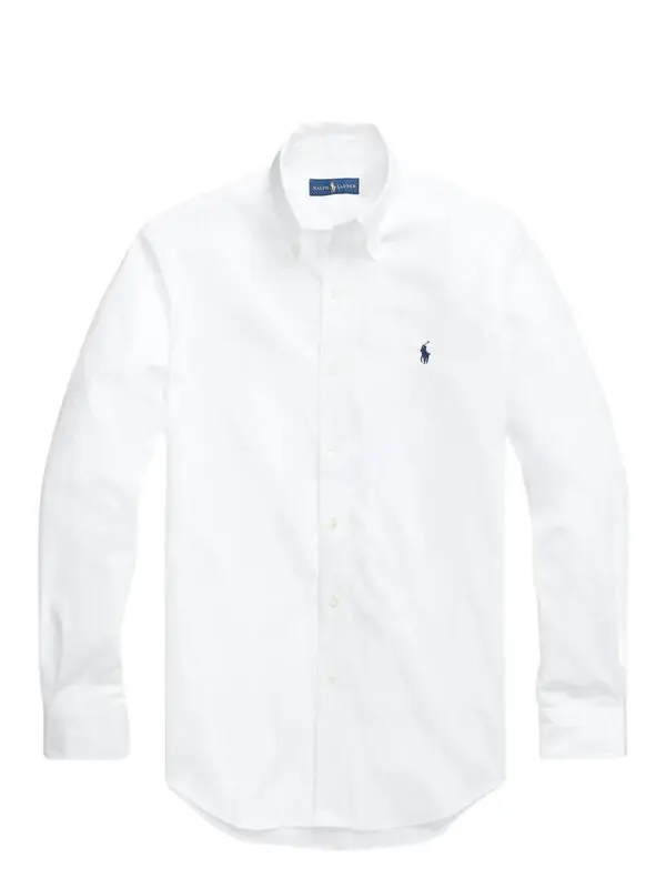 Polo Ralph Lauren Logo-embroidered Buttoned Shirt - White