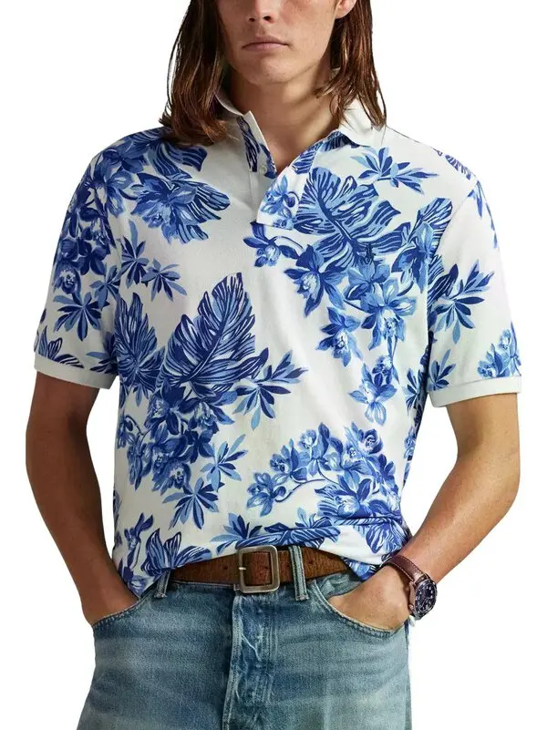 Polo Ralph Lauren Floral Polo Shirt - White