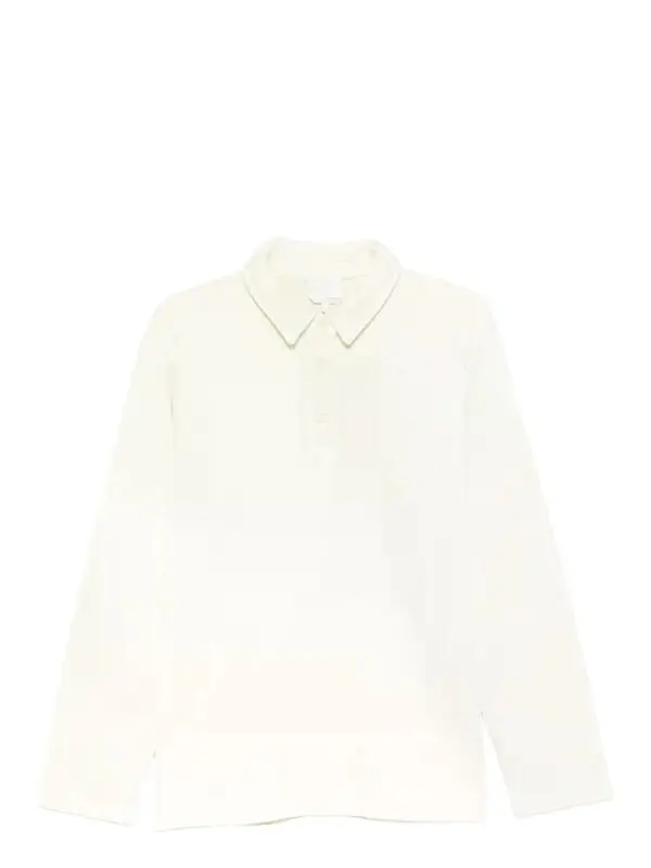 A.p.c. Long-sleeve Polo Top - Neutrals