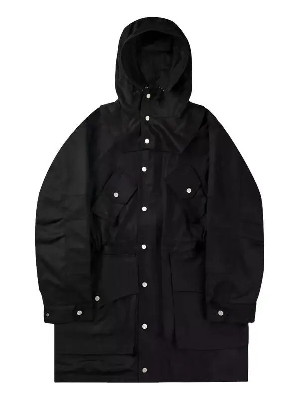 FFFPOSTALSERVICE Hooded Parka Coat - Black